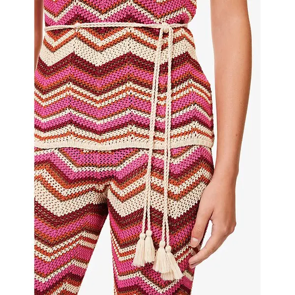 Devon Windsor Carina Halter-neck Knitted Top