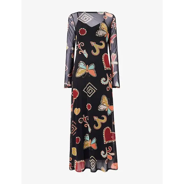 NEVER FULLY DRESSED Nfd Astra Soho Dress Mesh