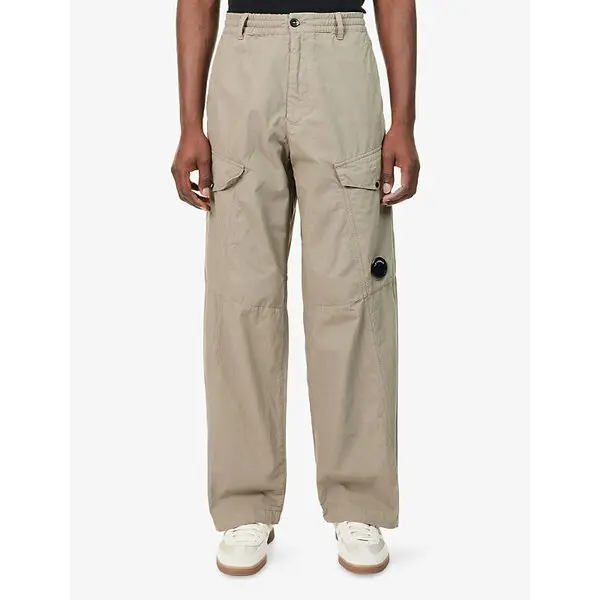 C.P. COMPANY Microreps Boxy-fit Cotton Trousers