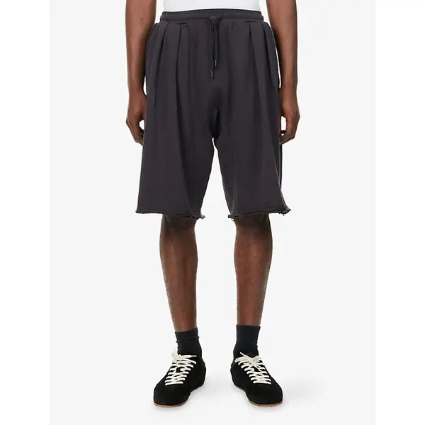 SEVENTH V3 Raw-hem Cotton Shorts