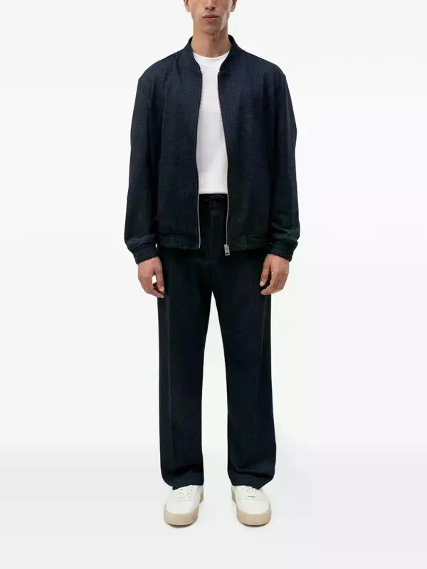 Hugo Modern-fit Stretch Pants With Digital Print
