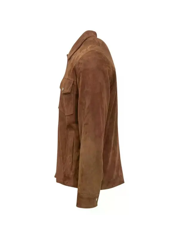 GIOCASTA Suede Panelled Jacket