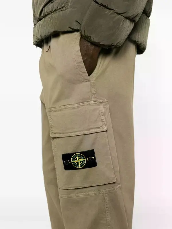 Stone Island Logo-patch Cargo Pants