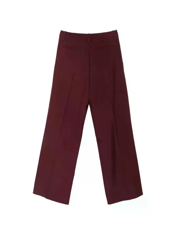 Proenza Schouler Pleated Wide-leg Trousers - Red