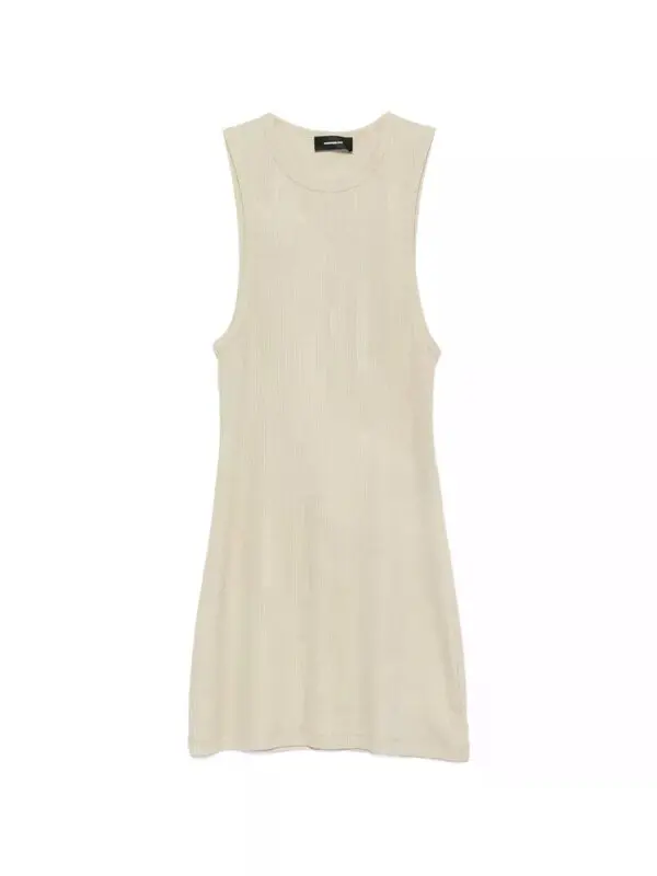Wardrobe.NYC Ribbed-knit Tank Top - Grey