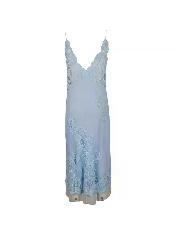 Ermanno Scervino Lace-panelled Slip Dress