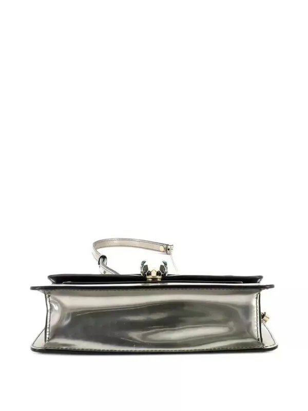 BVLGARI Serpenti Forever Patent Small Shoulder Bag