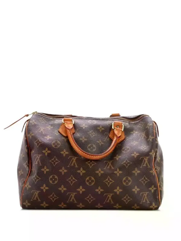 LOUIS VUITTON Speedy Monogram Canvas Satchel