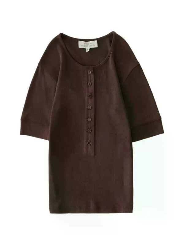 Studio Nicholson Sorin Micro-rib T-shirt