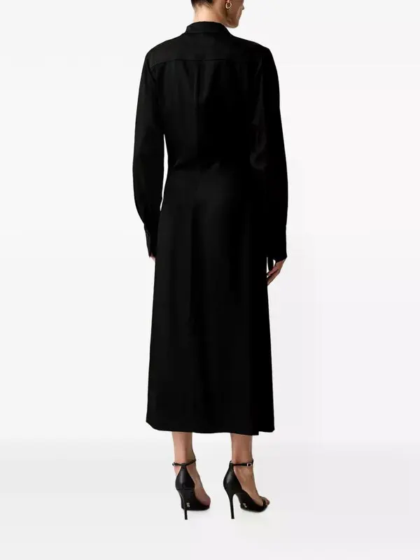TRUSSARDI Belted Wrap-style Midi Dress