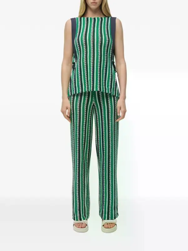 Simkhai Melville Striped Knit Top