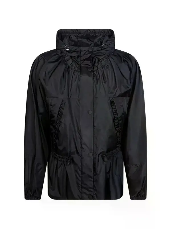 Moncler Imaginaire Canvas Short Parka - Black