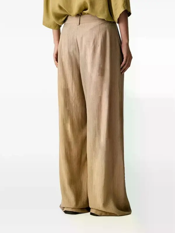 VICOLO Pleated Wide-leg Trousers