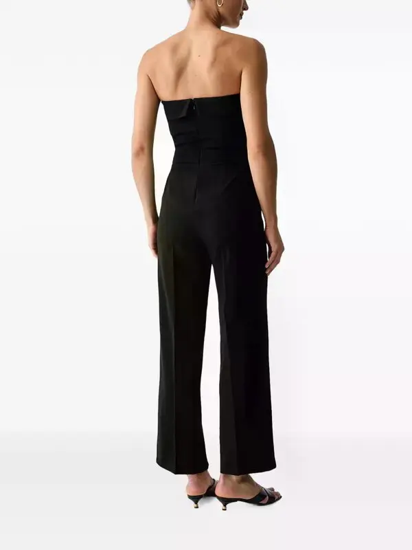 MORGAN Pnoemi Strapless Button-up Jumpsuit