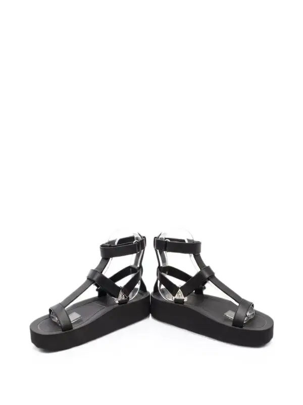 Hermès 2010s Enid Leather Sandals