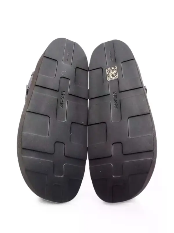 Hermès 2010s Enid Leather Sandals