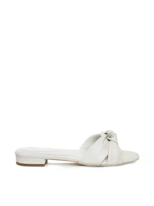 GINISSIMA Sofia Knot-detail Leather Sandals