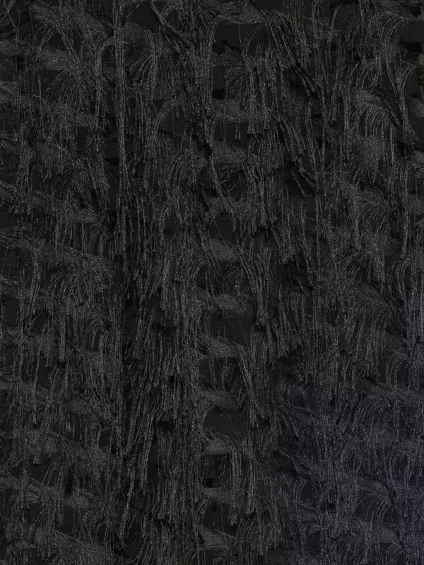 Patrizia Pepe Fringe Detail Midi Skirt