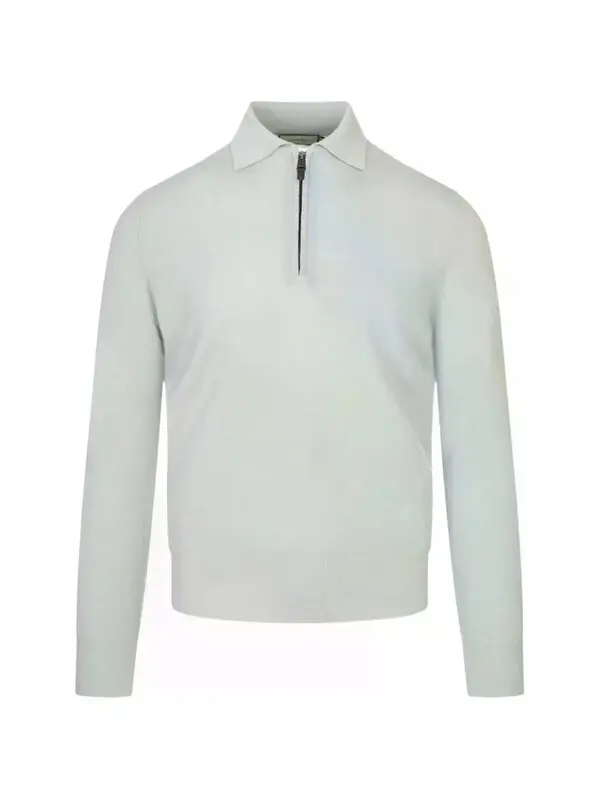Canali Quarter-zip Knitted Sweater