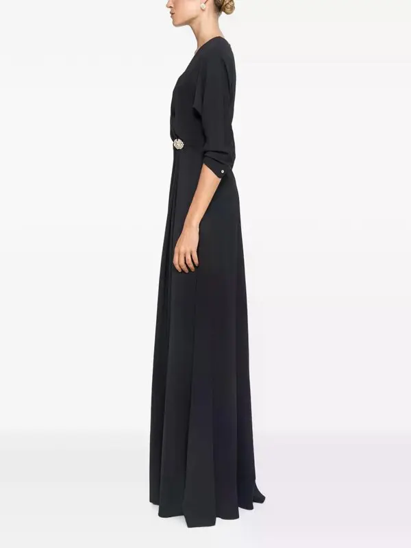 NISSA Crystal-embellished Maxi Dress