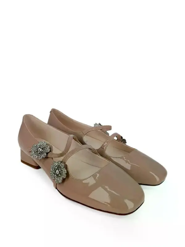 ROGER VIVIER Mini Très Vivier Mary Jane Pumps - Neutrals
