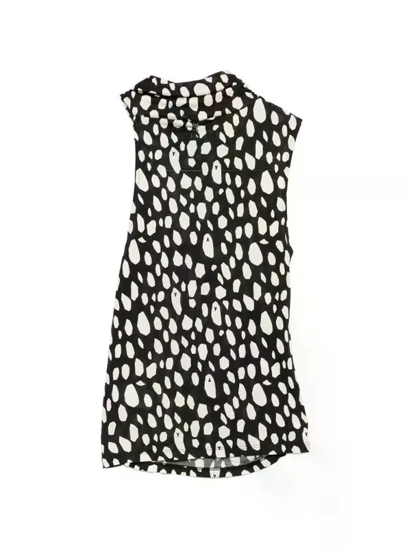 Patrizia Pepe Graphic Print Asymmetric Top