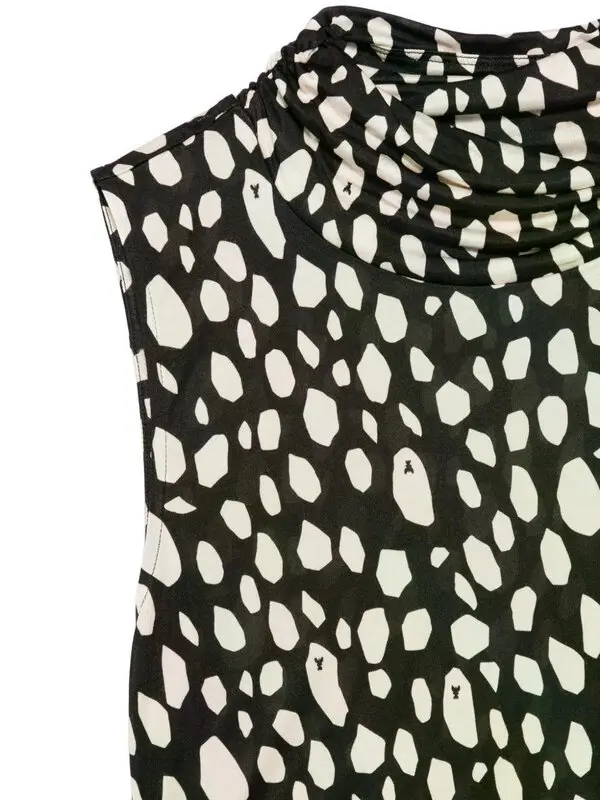 Patrizia Pepe Graphic Print Asymmetric Top