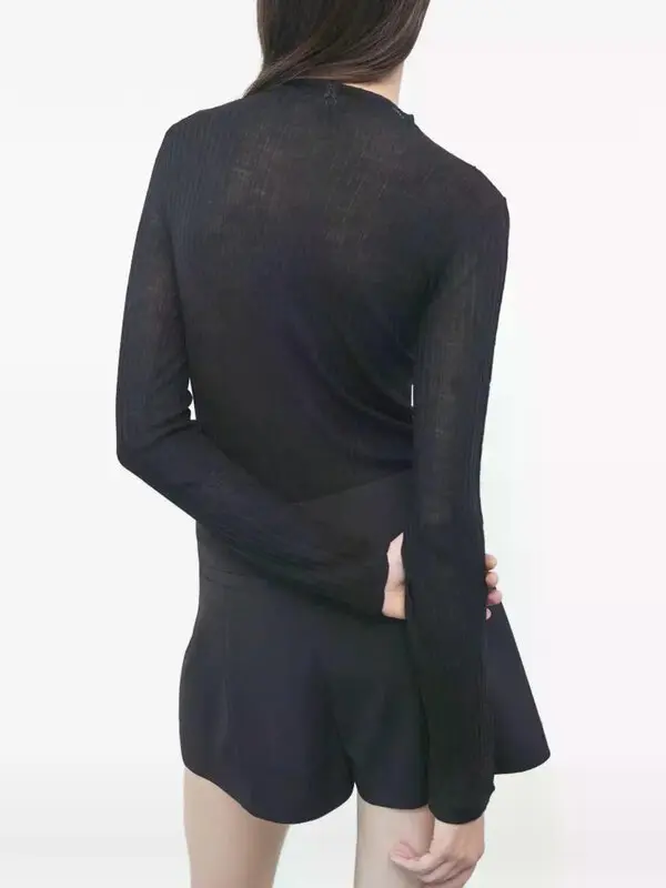 Patrizia Pepe Ribbed-knit Sweater
