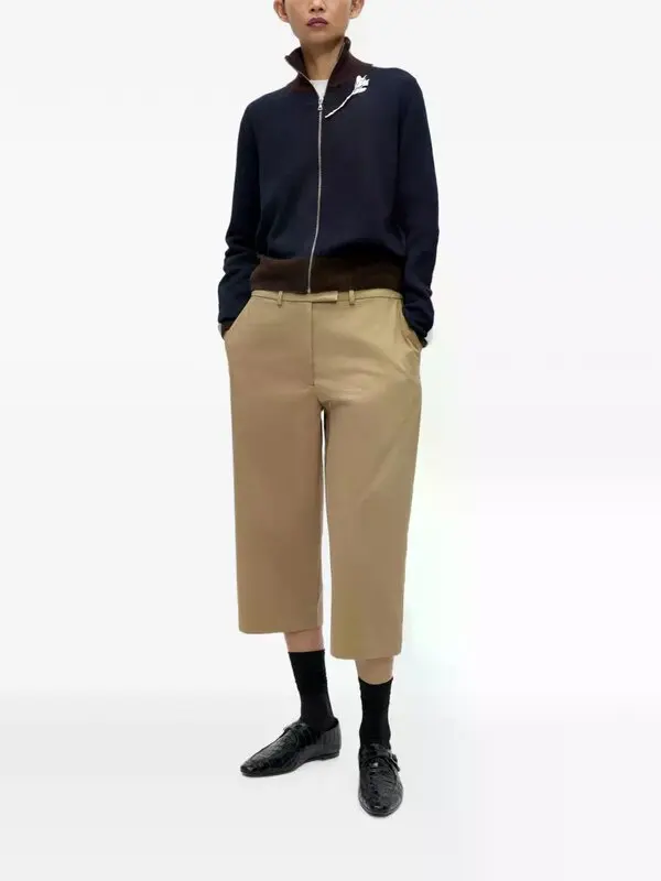 CORDERA Low-rise Capri Trousers - Neutrals