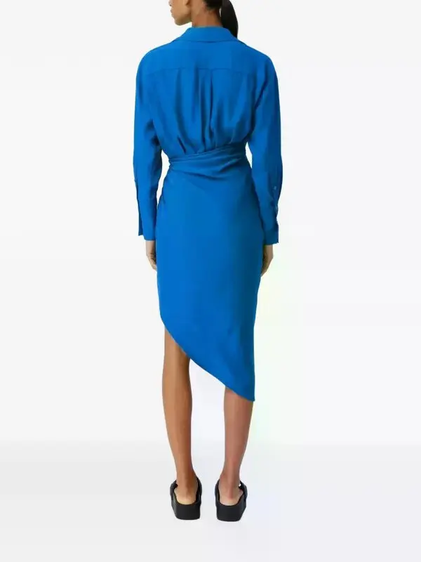 Gauge81 Silk Midi Dress