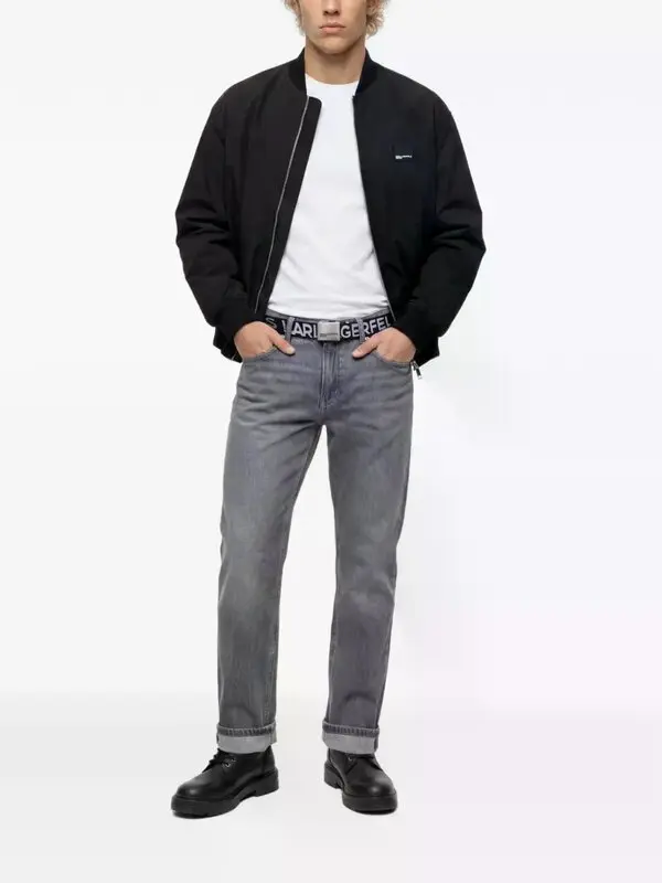 Karl Lagerfeld Straight Fit Jeans - Grey