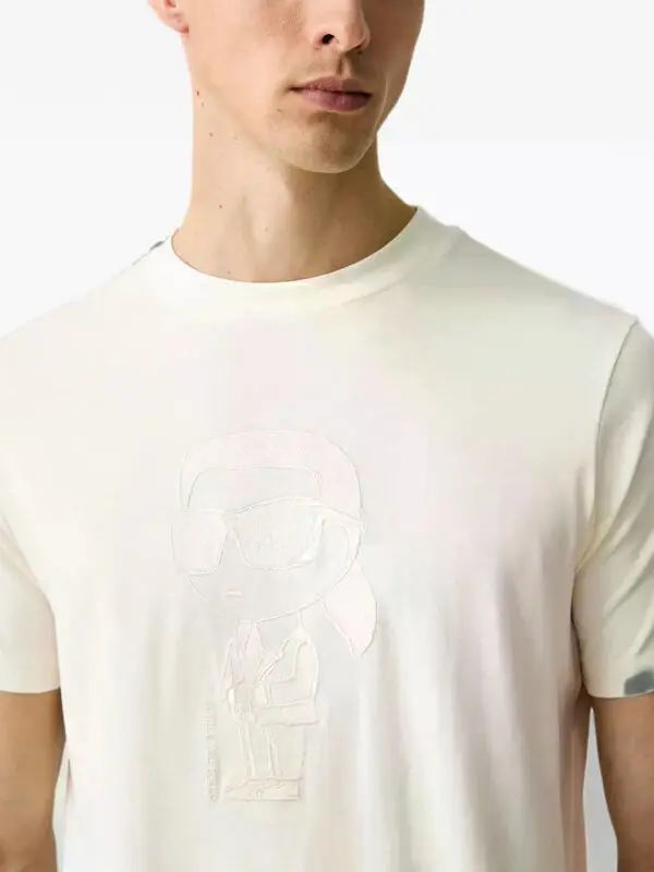 Karl Lagerfeld Ikonik-embroidered T-shirt