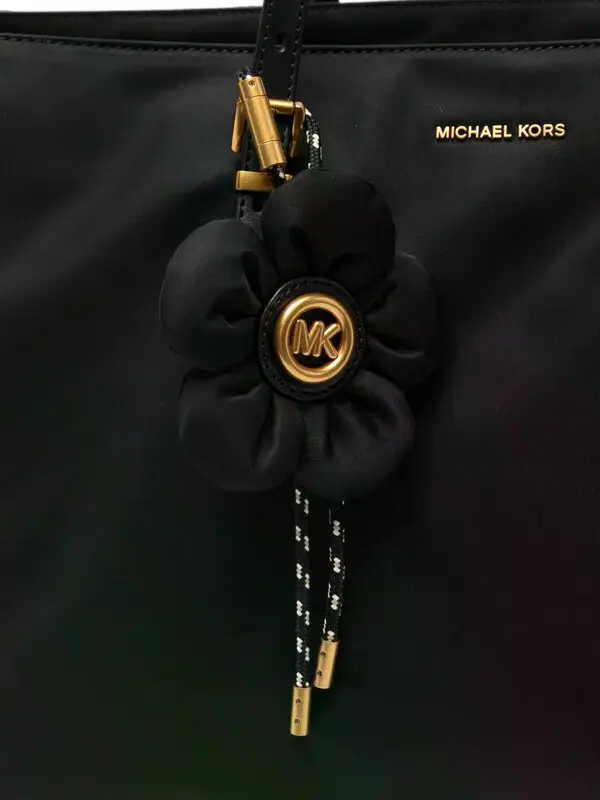 Michael Kors Flower-charm Logo-plaque Tote Bag