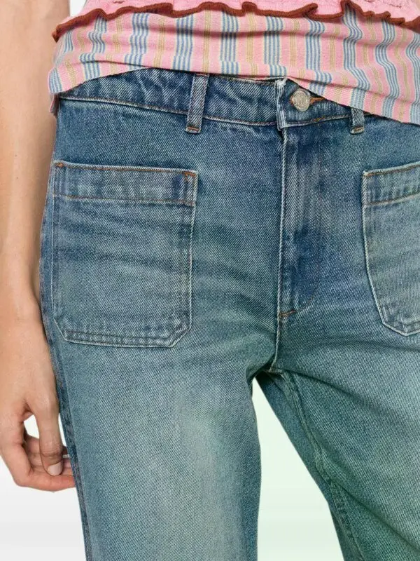 A.p.c. Patch-pocket Wide-leg Jeans