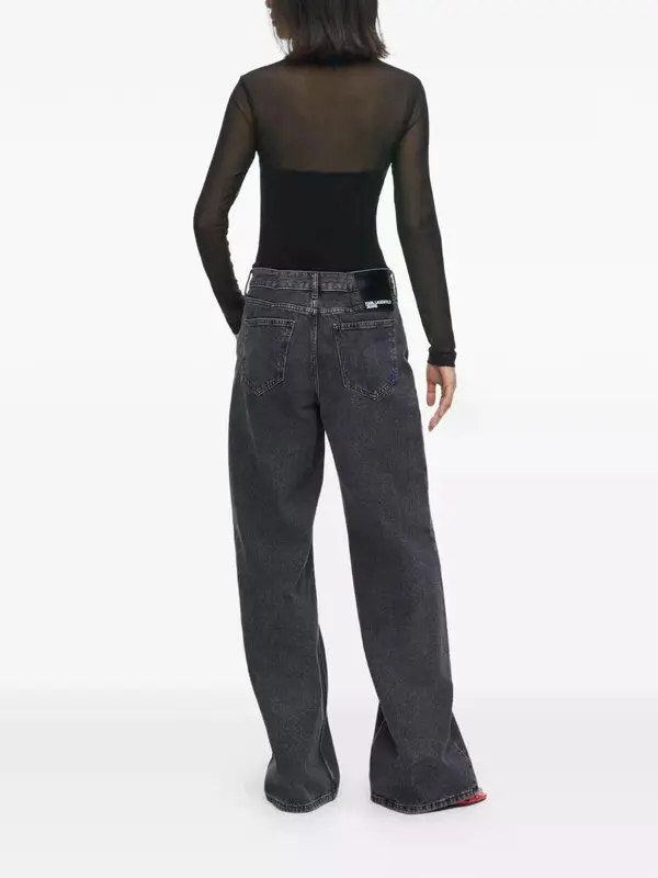 Karl Lagerfeld Lace-up Jeans