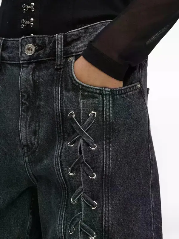 Karl Lagerfeld Lace-up Jeans