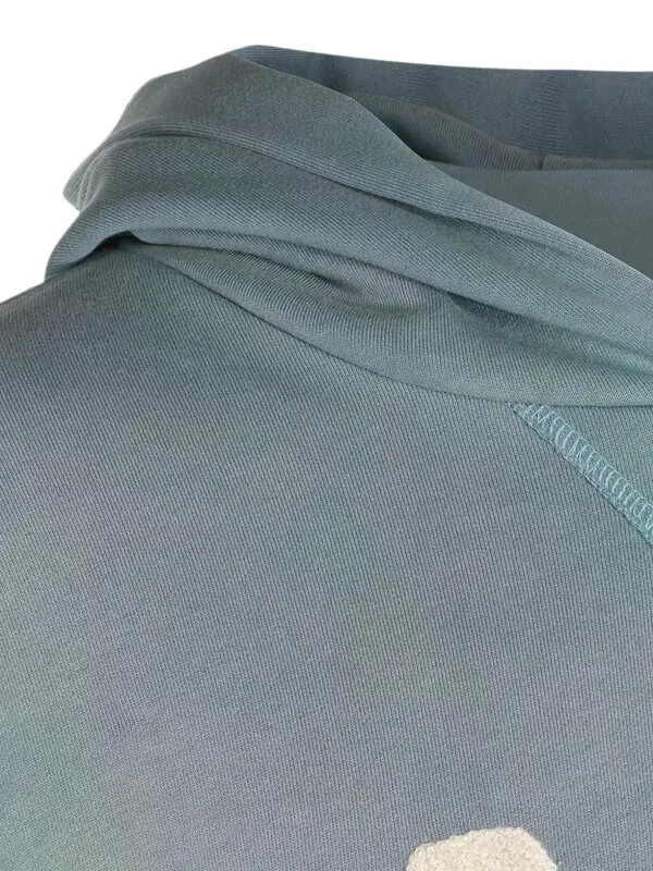 FOUND Fox-embroidered Cotton Hoodie