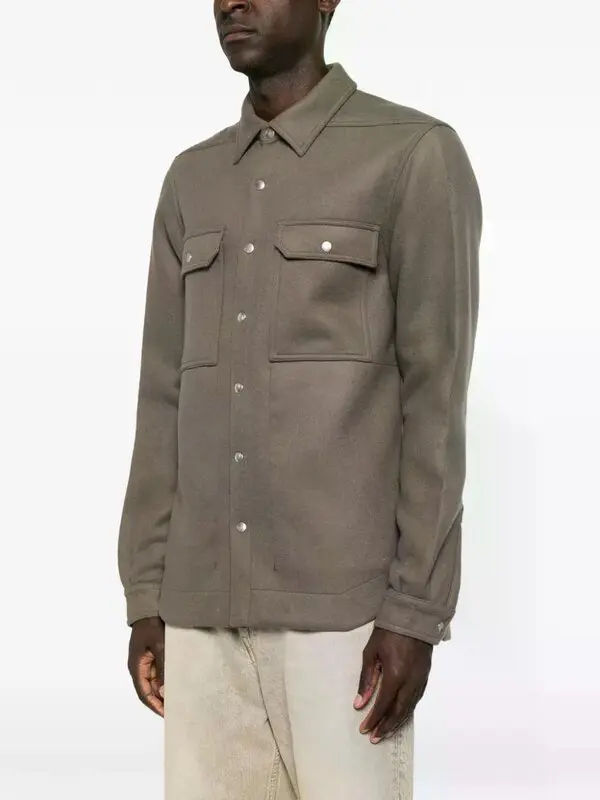 Rick Owens Press-stud Flap-pocket Jacket