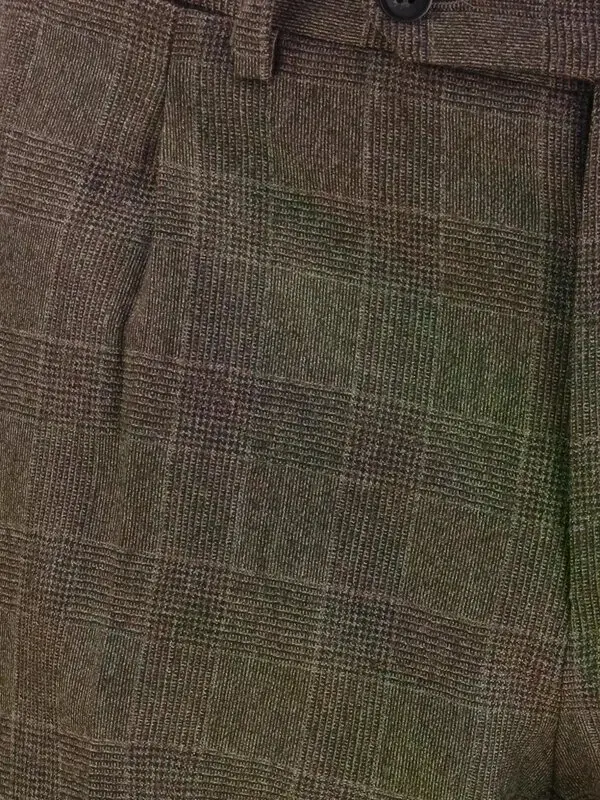 GERMANO 1952 Checked Wool Trousers