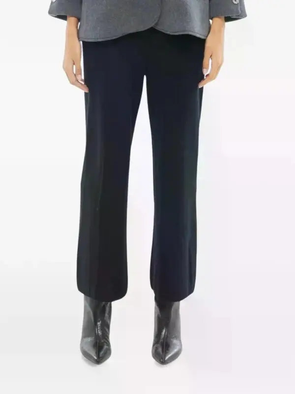 IZAAK AZANEI High-waisted Wide-leg Trousers