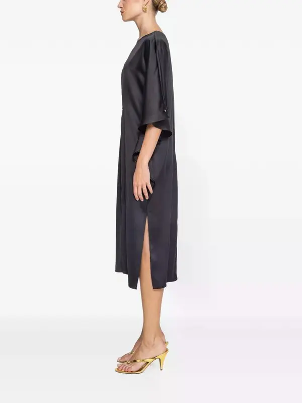 NISSA Satin-effect Midi Dress
