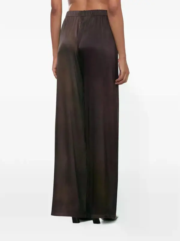 Avant Toi Elasticated Waist Wide-leg Trousers