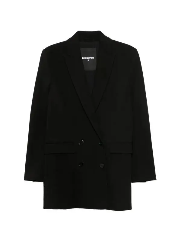 Patrizia Pepe Double-breasted Peak-lapels Blazer