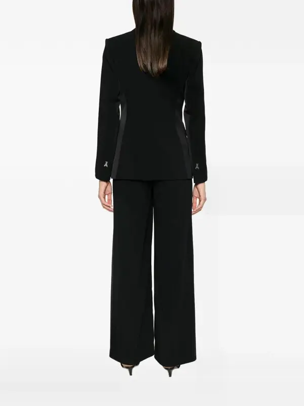 Patrizia Pepe Double-breasted Crepe Blazer