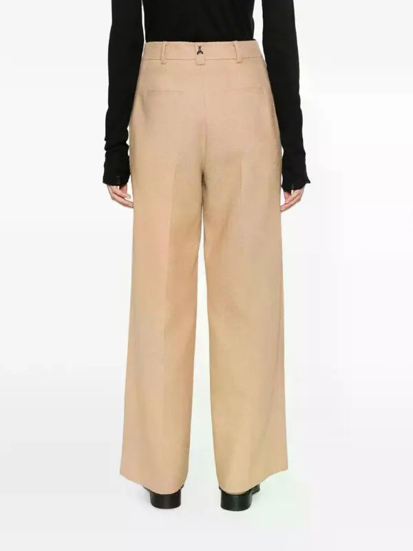 Patrizia Pepe Pleated Wide-leg Trousers
