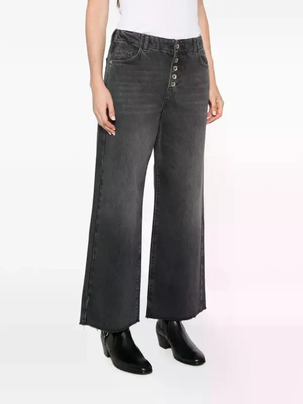 Patrizia Pepe Washed Raw-cut Jeans