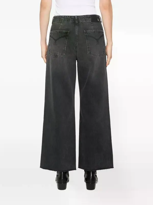 Patrizia Pepe Washed Raw-cut Jeans