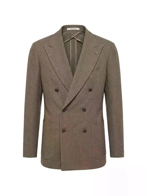 Tagliatore Double-breasted Peak-lapel Blazer
