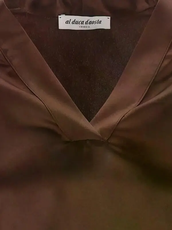 AL DUCA D’AOSTA 1902 V-neck Blouse