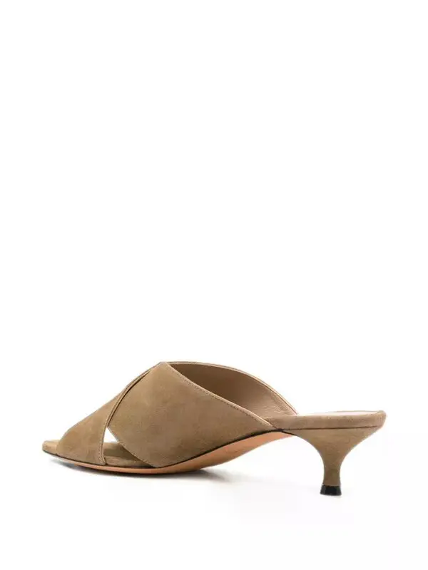 Le Monde Beryl Luca Crossover Suede Sandals